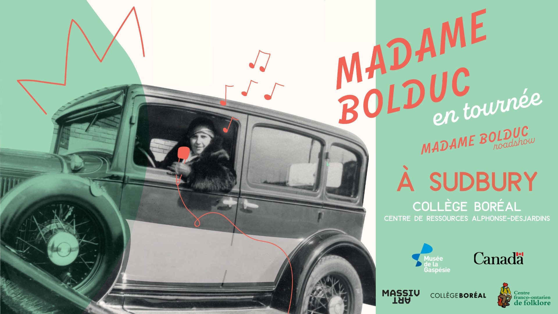 Madame Bolduc et le Musée partent en tournée – Musée de la Gaspésie Madame Bolduc et le Musée partent en tournée – Musée de la Gaspésie